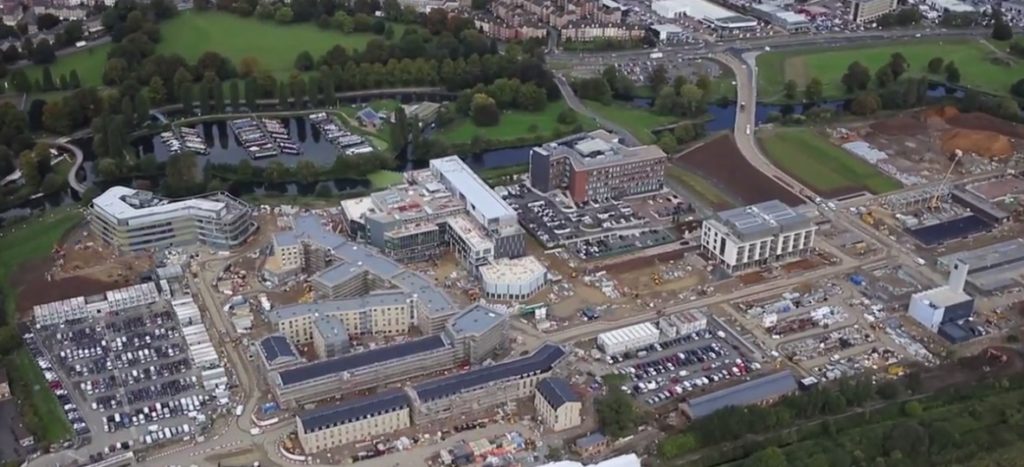 Watch the very latest drone footage of Waterside Campus | UON