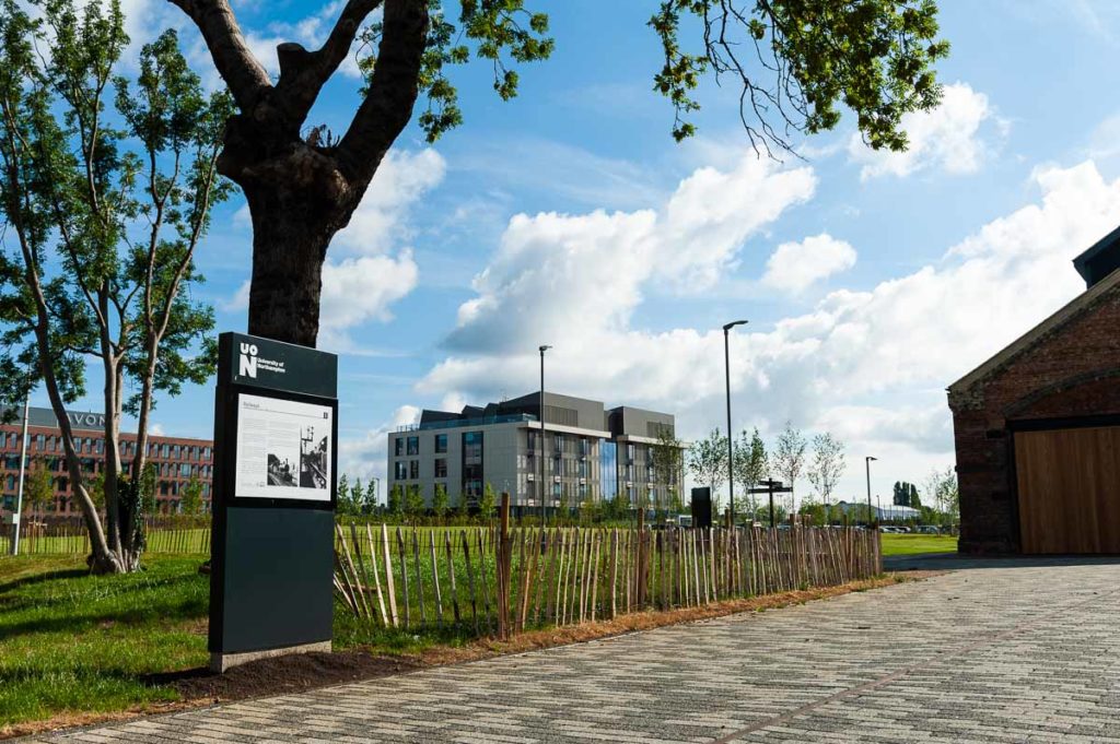 Heritage signs bring Waterside Campus’s history to life | UON