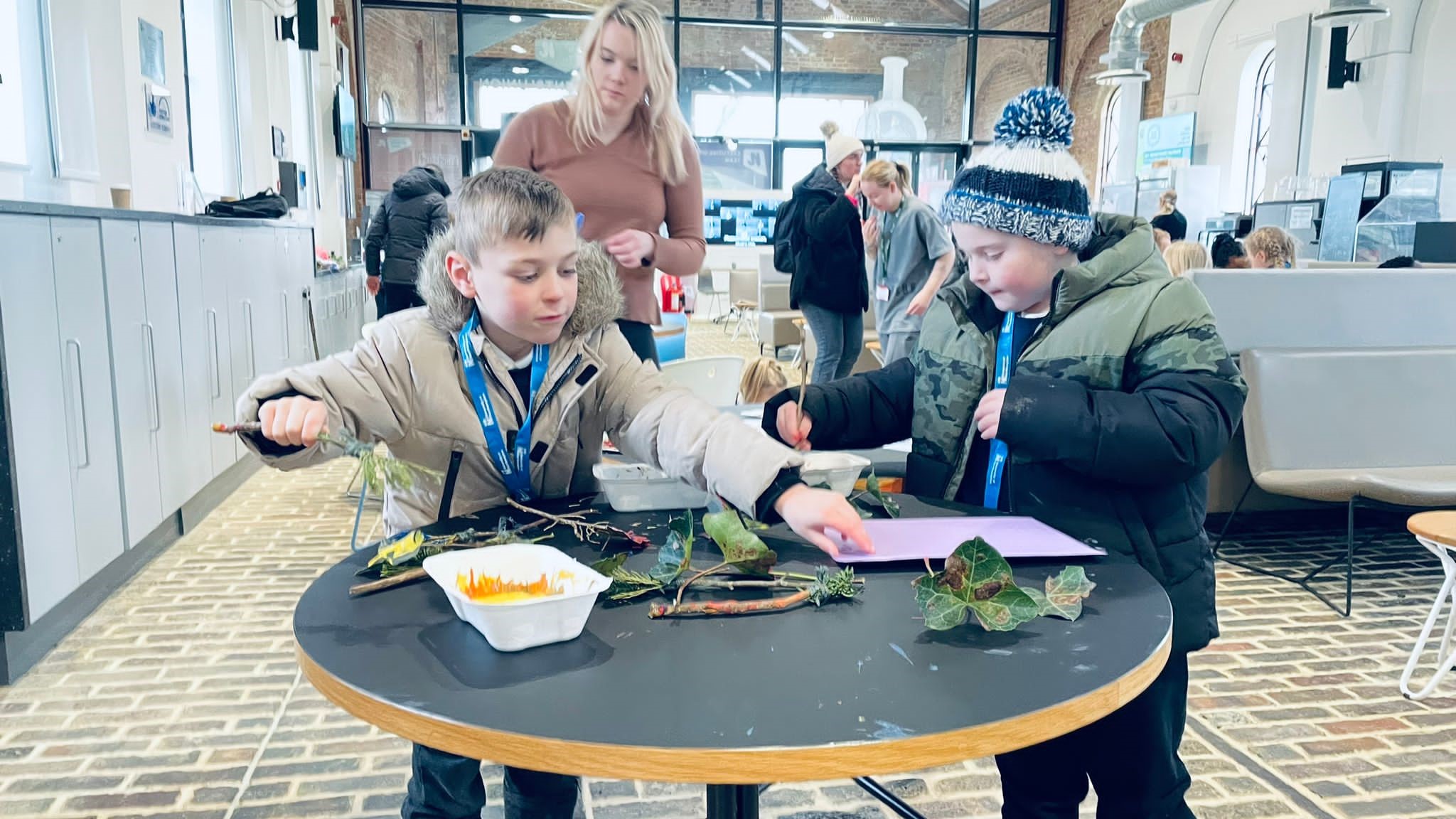 ‘Snow problem’ for primary school children taking a class at Waterside ...