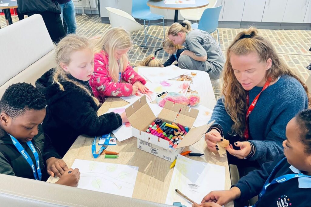 ‘Snow problem’ for primary school children taking a class at Waterside ...