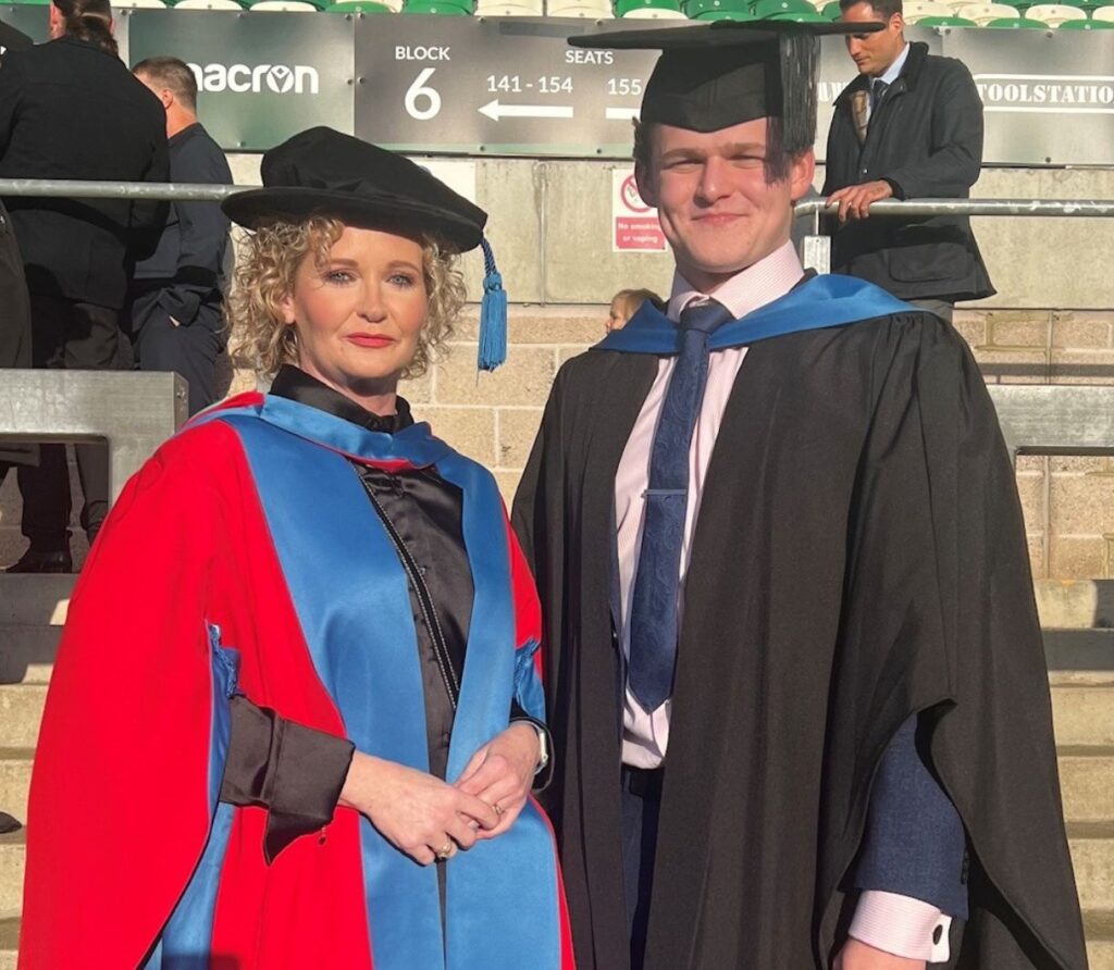 Mum and son duo share a university graduation| UON | UON