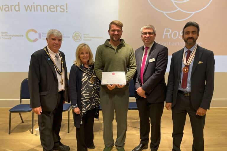 Associate Professsor Declan Ryan receives Rose of Northamptonshire for ...